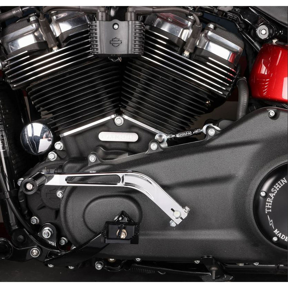 Thrashin Supply Chrome Billet Shift Lever for Harley M8 Softail w/ Mid ...