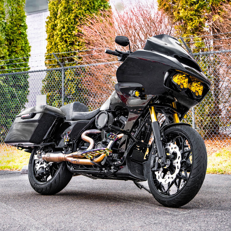 Galfer Oversize Wave Lug Mount Rotor Wraith Kit for 2015-2023 Harley ...