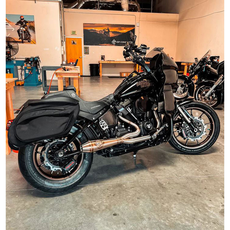 SP Concepts Big Bore Exhaust for 2006-2017 Harley Dyna - Get Lowered Cycles