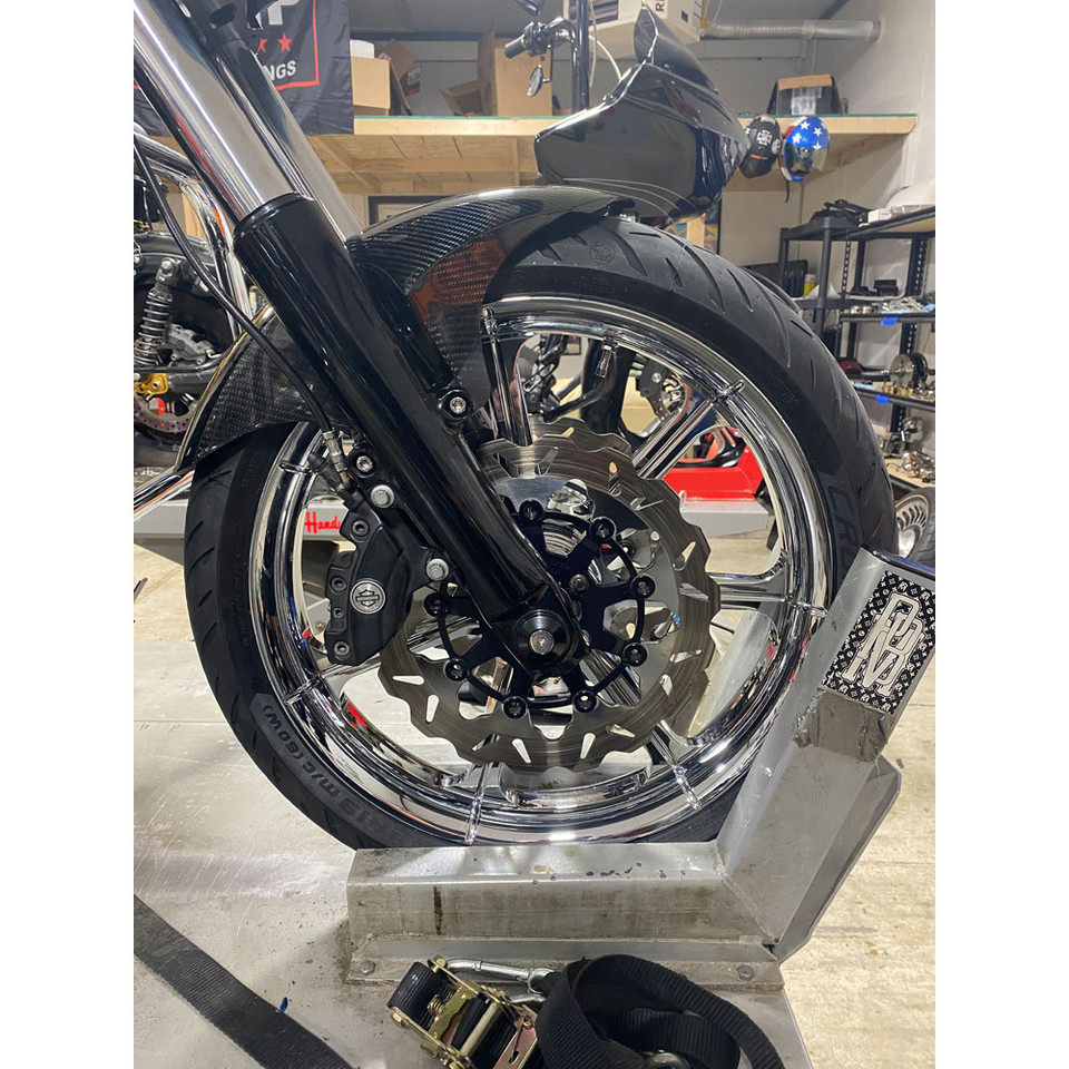 DTF Performance Carbon Fiber Sport Bagger Front Fender for 2009-2022 ...
