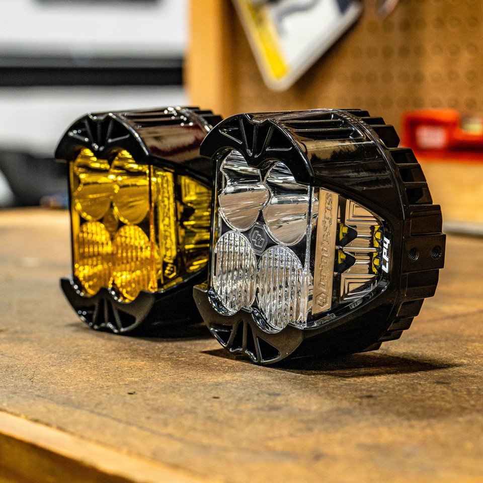 Baja LP4 Pro LED Driving Combo Light - Get Lowered Cycles