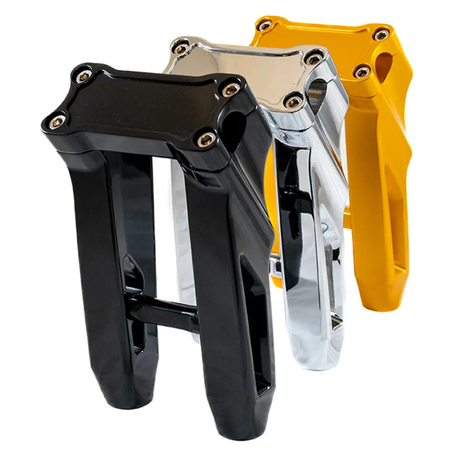 Harley Dyna Handlebar Risers - Get Lowered Cycles