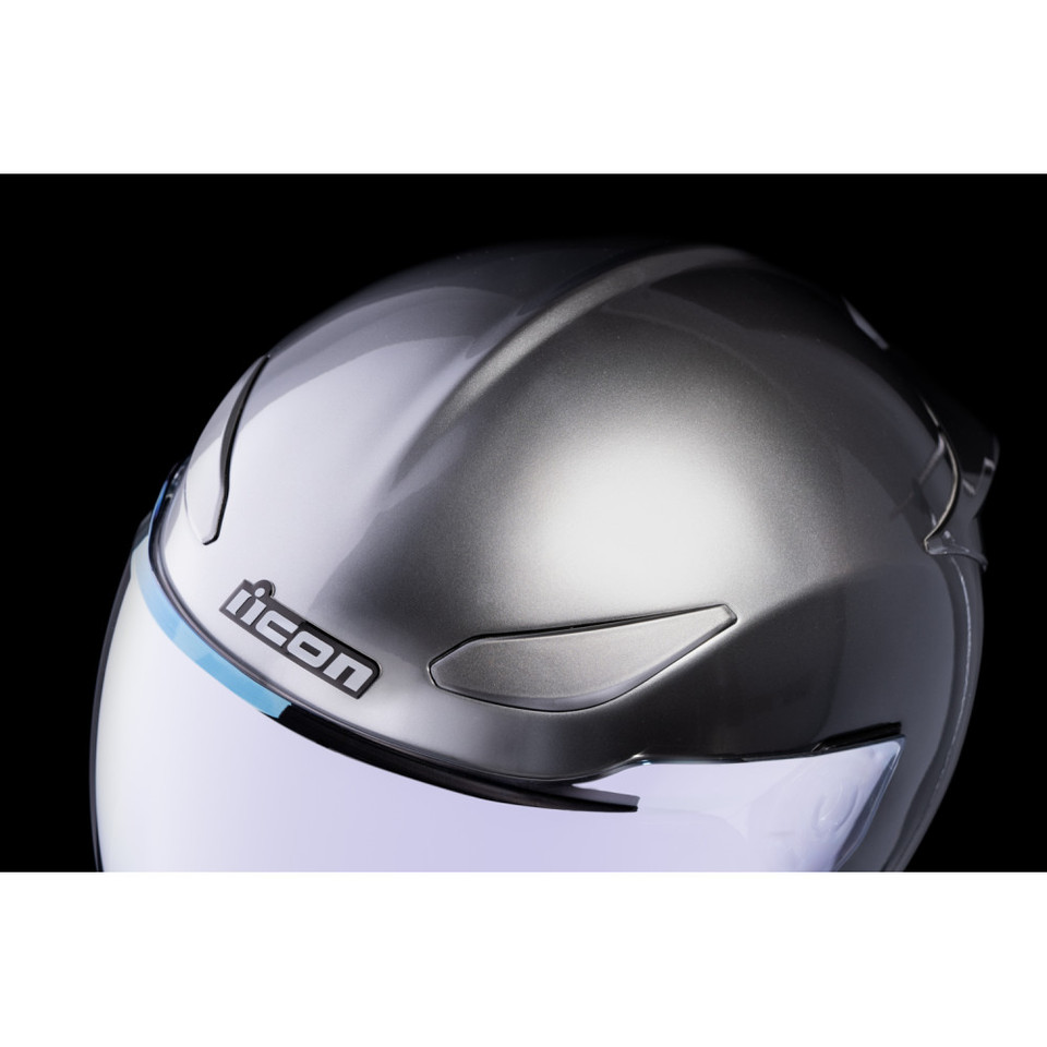 Icon Domain Cornelius Helmet - Silver - Get Lowered Cycles