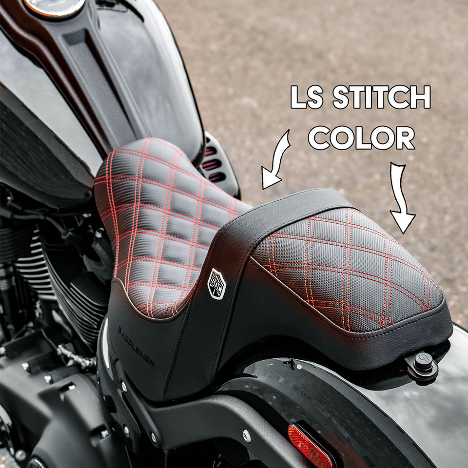 Get Lowered Custom SDC x Saddlemen Seats - Get Lowered Cycles