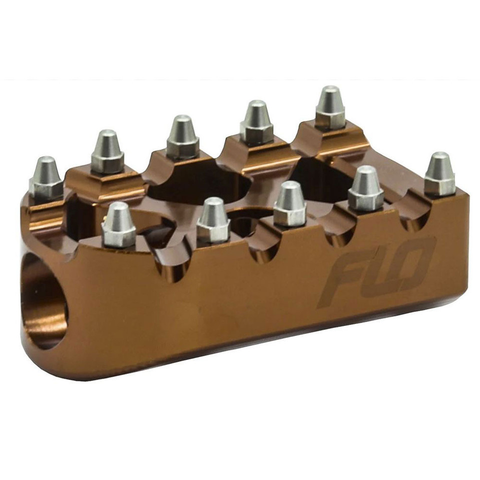 Flo Motorsports Moto Style Foot Pegs for Harley - Bronze - Get Lowered ...