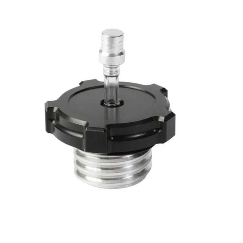 Hofmann Designs Vented Moto X Gas Cap for Harley - Black - HDB1034B ...