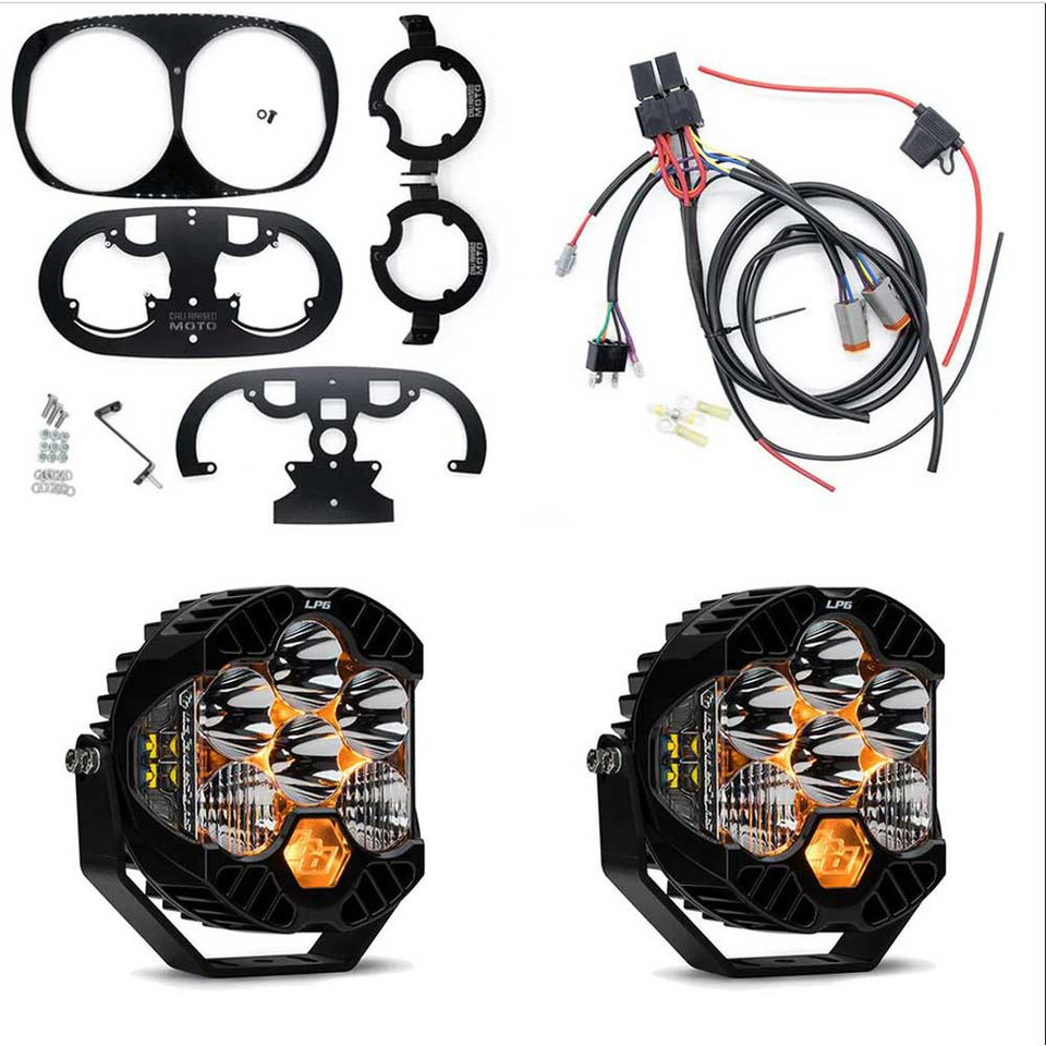 Baja LP6 Pro-LED Light Kit for 1998-2013 Harley Road Glide - Get ...