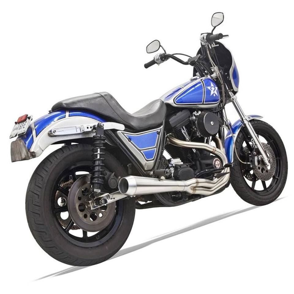 Bassani Road Rage 3 Stainless Exhaust for Harley FXR - 1FXRSS - Get ...