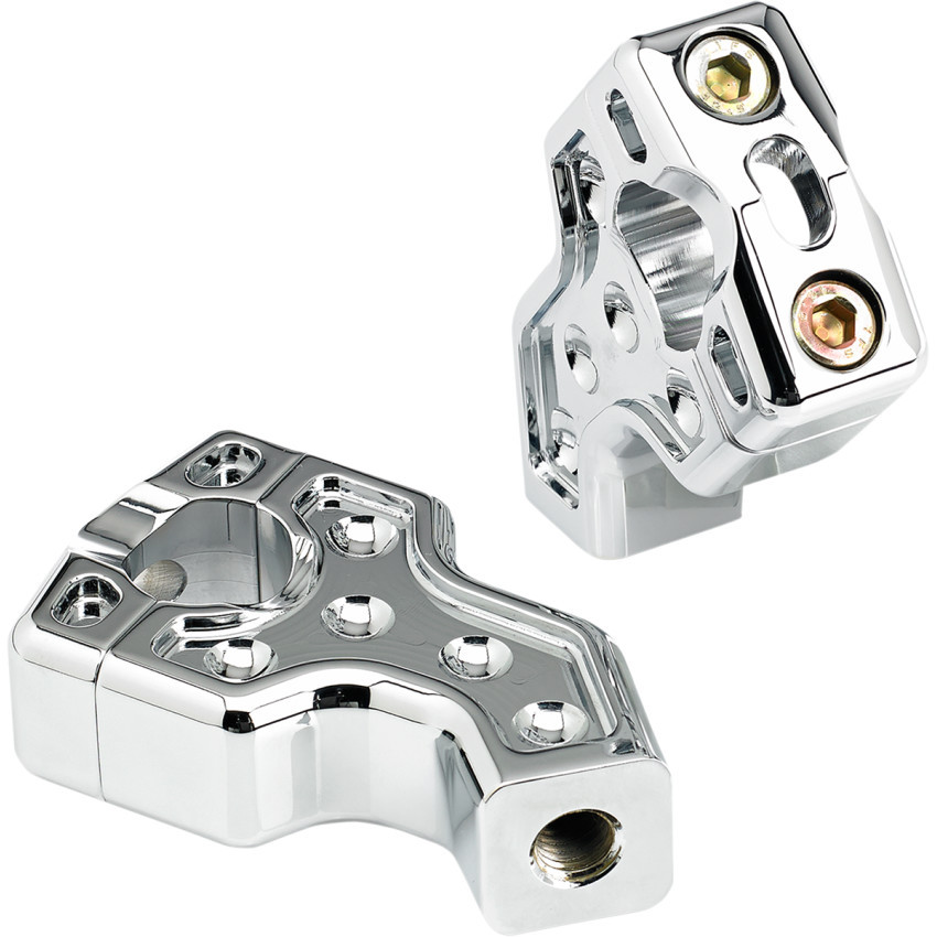 Joker Machine Pullback Handlebar Risers for Harley - Get Lowered Cycles
