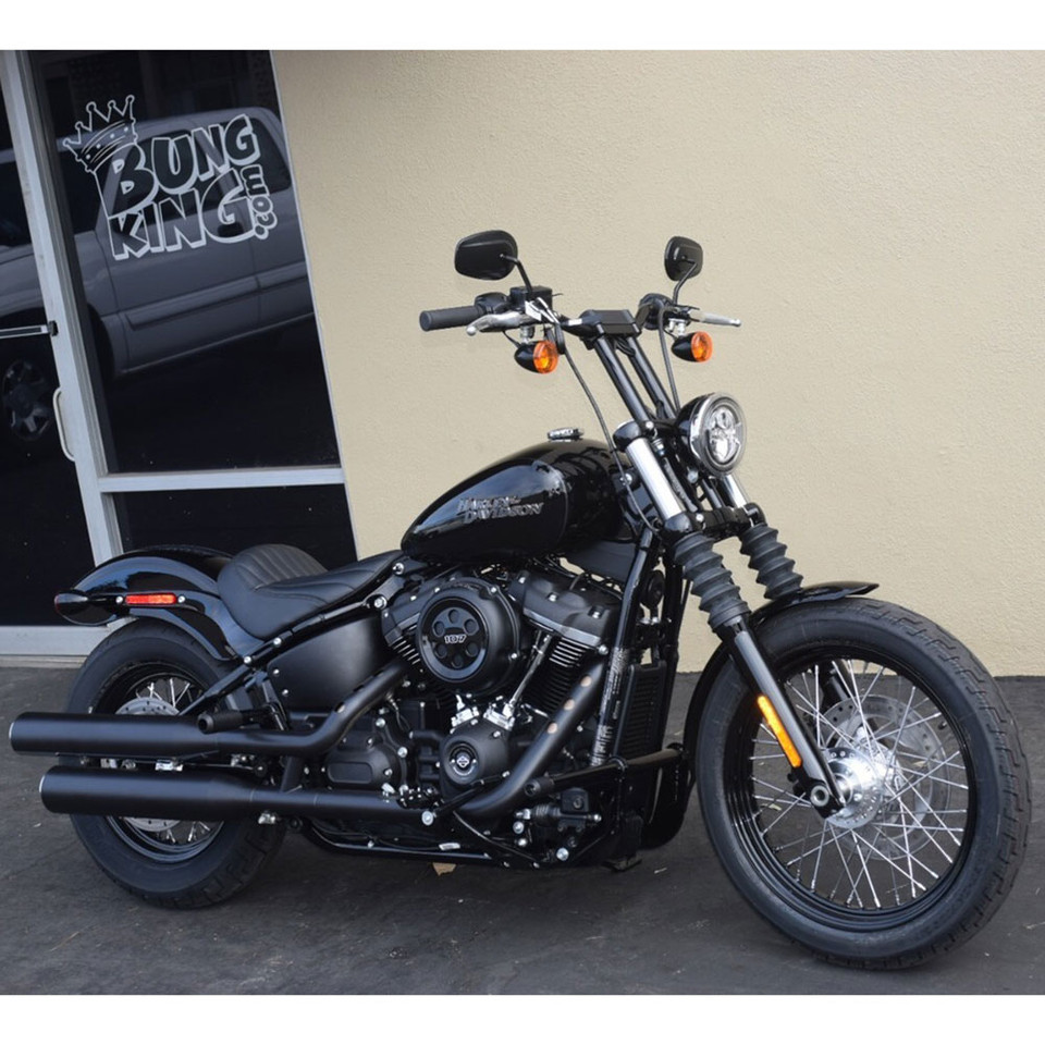 Bung King One Piece Lower Handlebar Riser for 2018-2022 Harley Softail ...