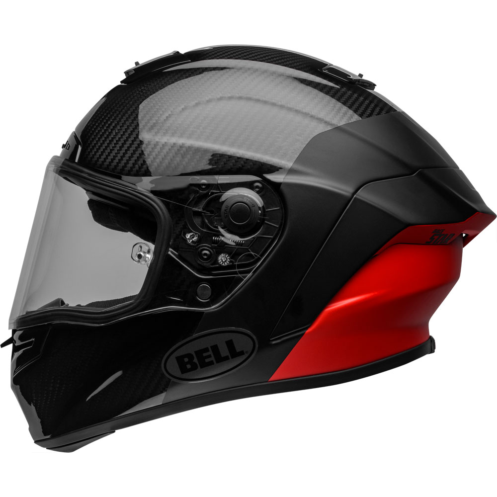 Bell Race Star Flex DLX Helmet - Lux Matte/Gloss Black/Red - Get ...
