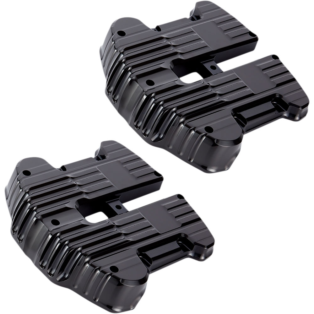 Rough Crafts Rocker Box Covers for 2017-2024 Harley M8 - Black - RC-610 ...