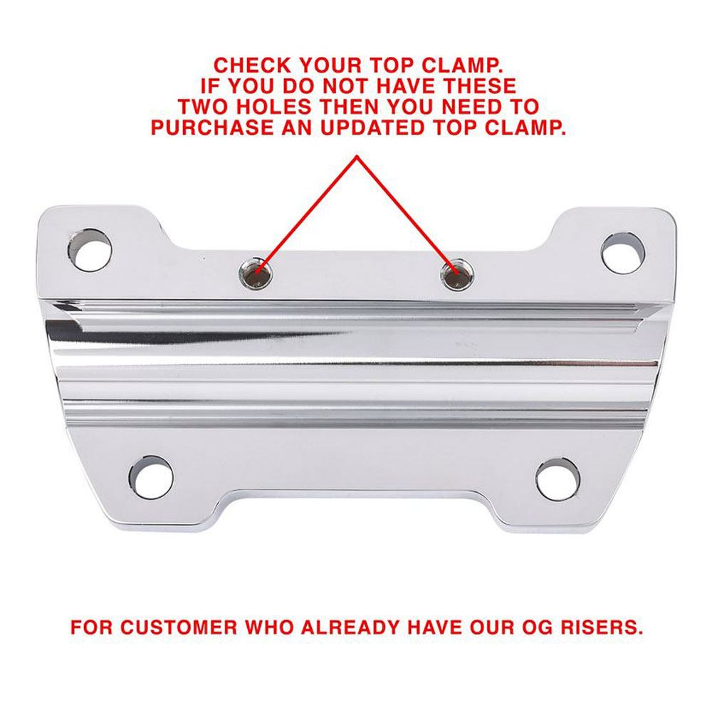 Thrashin Supply "Updated" OG Riser Top Clamp for TSC OG Risers - Chrome ...