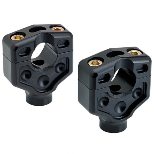 Joker Machine 2" Dual Handlebar Risers for Harley - Get Lowered Cycles