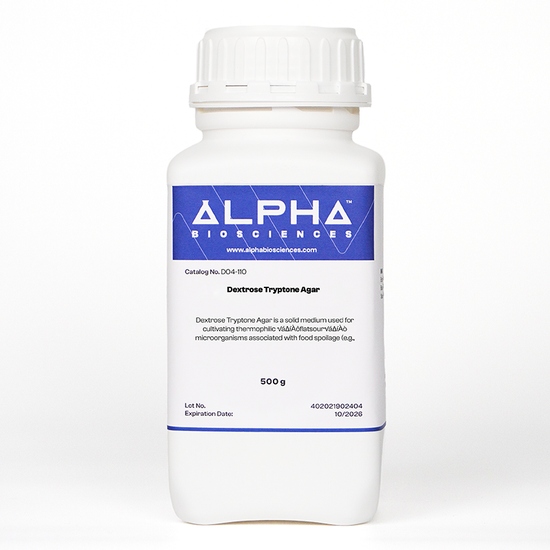 Dextrose Tryptone Agar - Alpha Biosciences