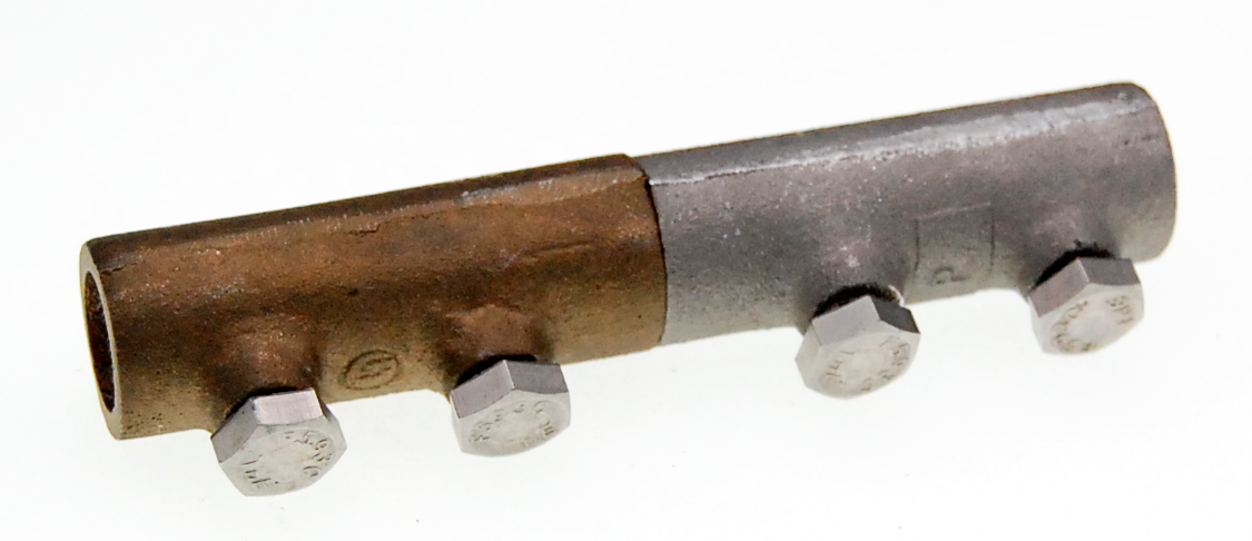 Cast Bimetal Straight Cable Splicer - Alltec LLC - ShopAlltec.com