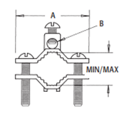 Brass Ground Clamp