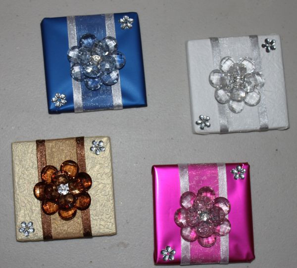 Fancy Chocolate with Exquisite large Crystal Flower