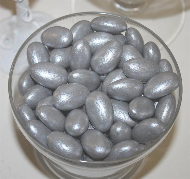 Silver Jordan Almonds