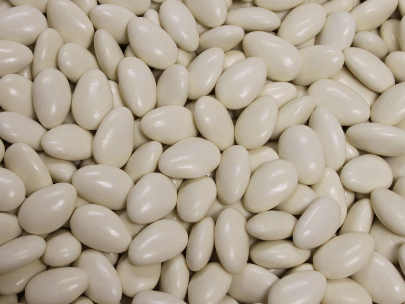 Super Fine Large, Flat Jordan Almonds - 1 LB