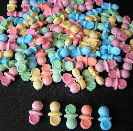 Assorted Candy Pacifier - Fruit Flavor - 1 LB