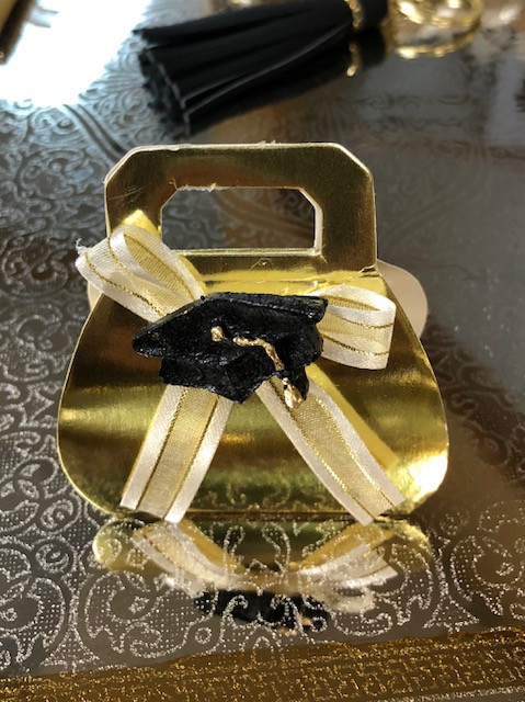 Complete personalized Graduation Chocolate Box Favors