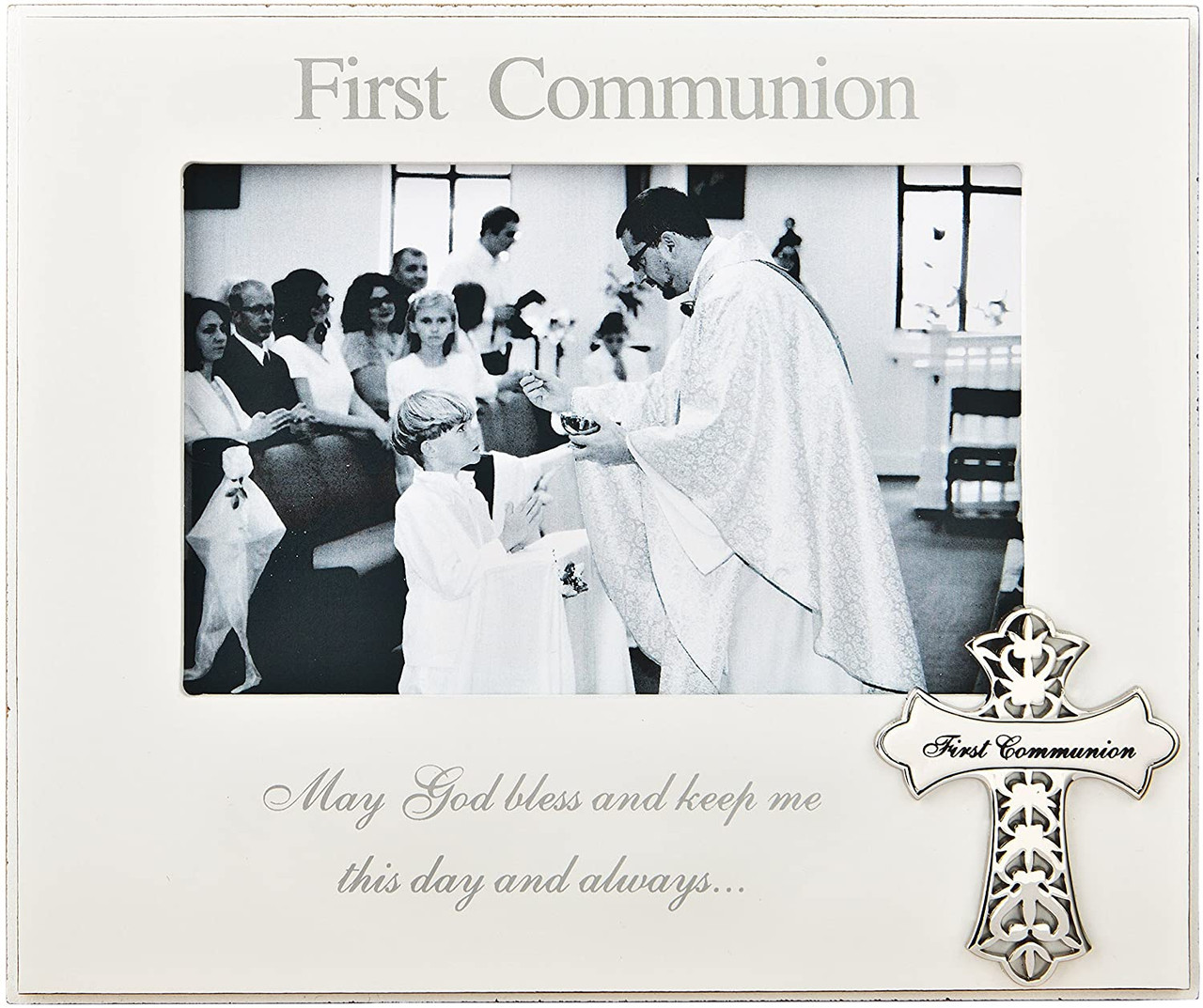 First Communion Picture Frames | Communion Cross Photo Frames Communion ...