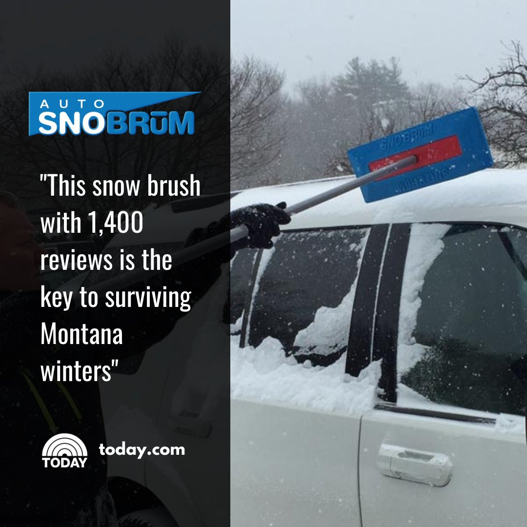 SnoBrum® – Safe, Scratch-Free Vehicle Snow Removal Tool