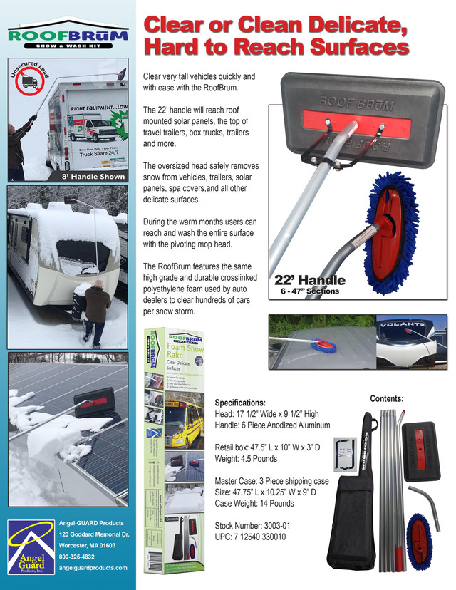 RoofBrum - Snow & Wash Kit - Angel-Guard Products