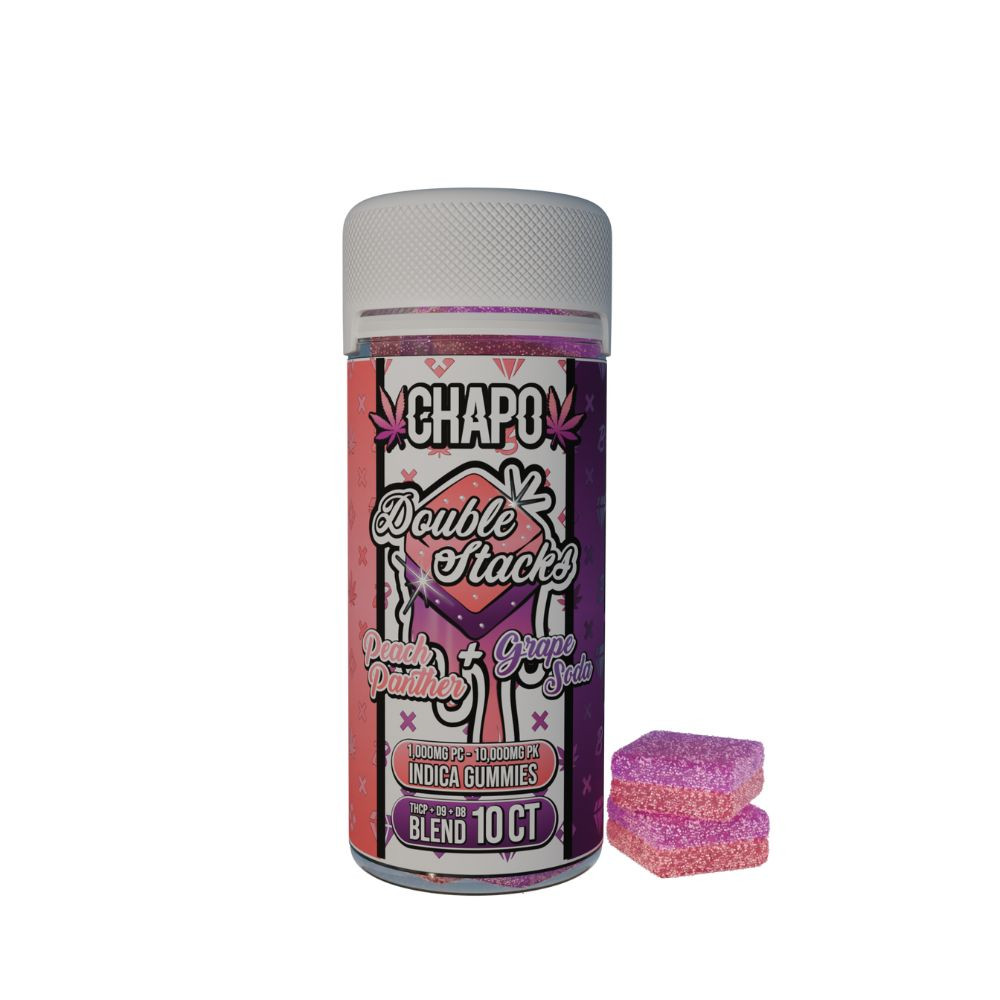 Chapo 10,000mg Blanco Double Stacks Gummies | UNS Wholesale