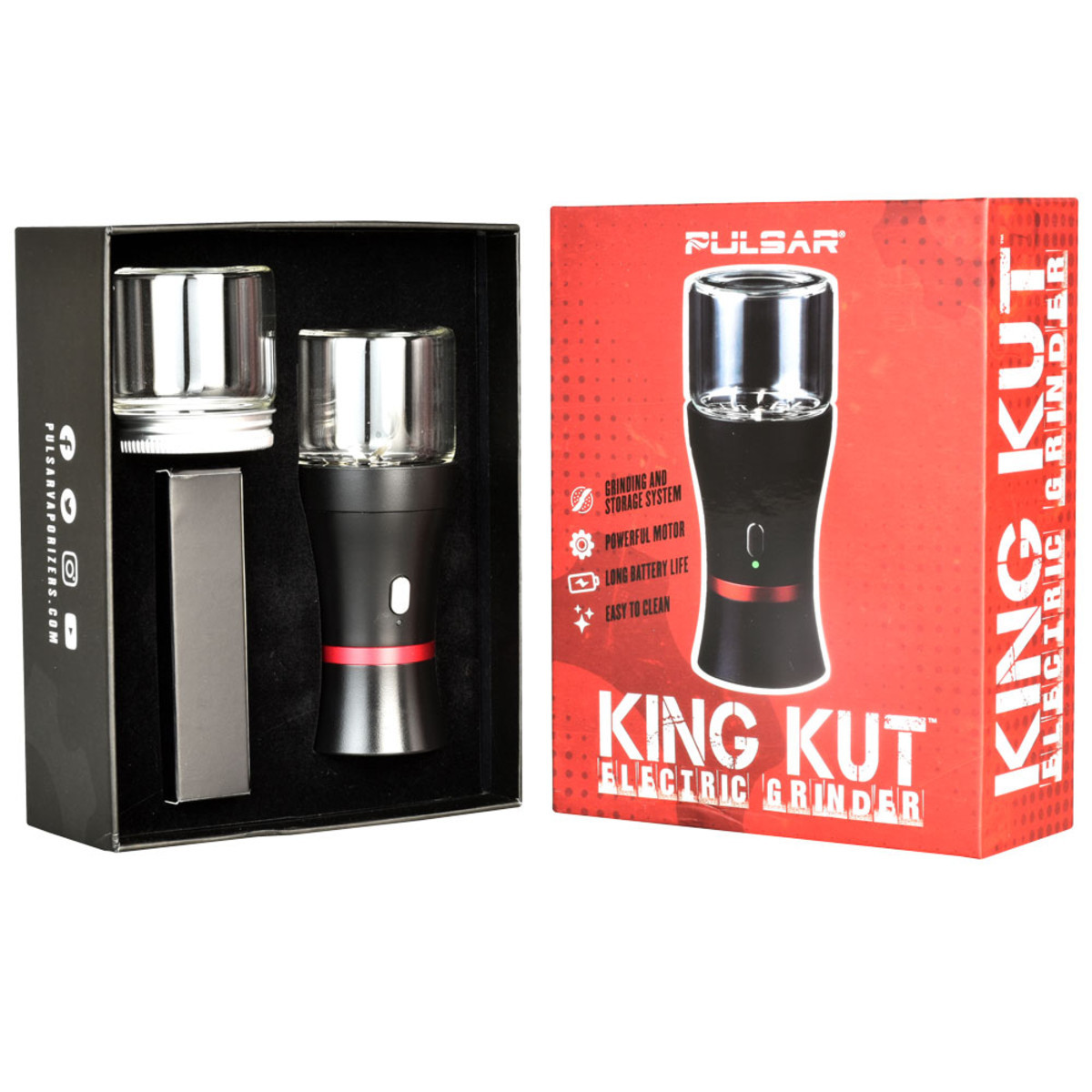 Pulsar King Kut Electric Grinder - Black | UNS Wholesale