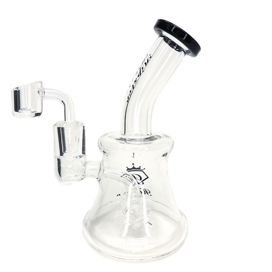 6" Wide Body Banger Hanger with Slitted Perc Water Pipe | UNS Wholesale