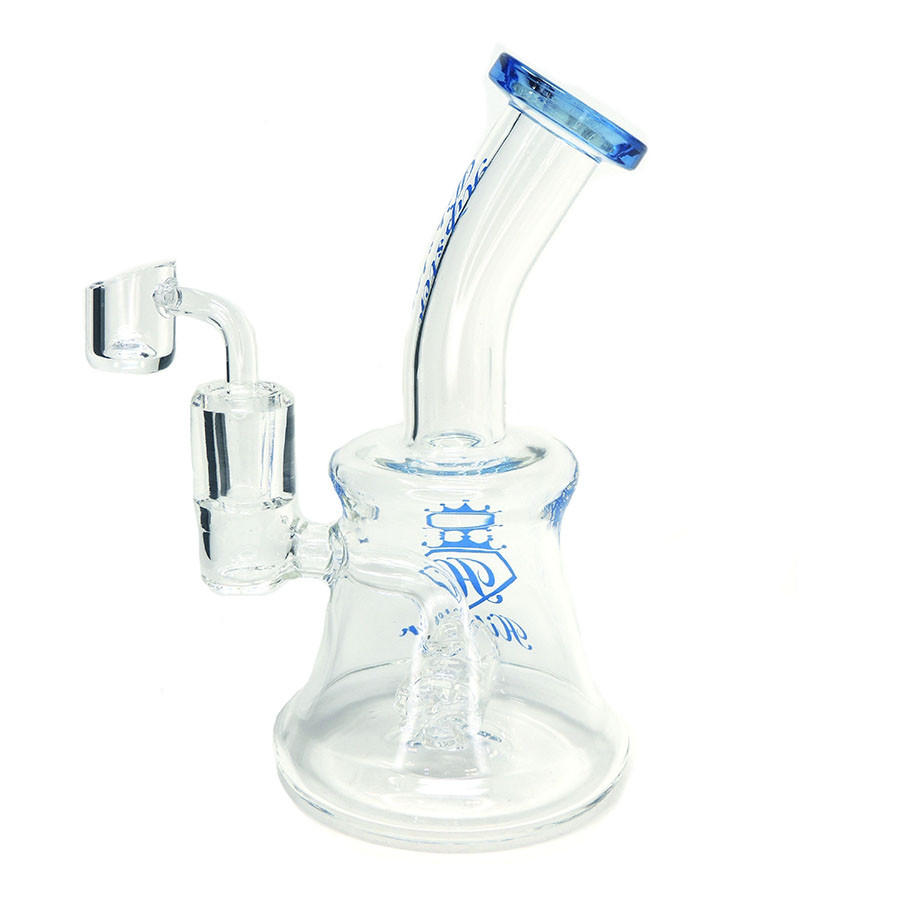 6" Wide Body Banger Hanger with Slitted Perc Water Pipe | UNS Wholesale