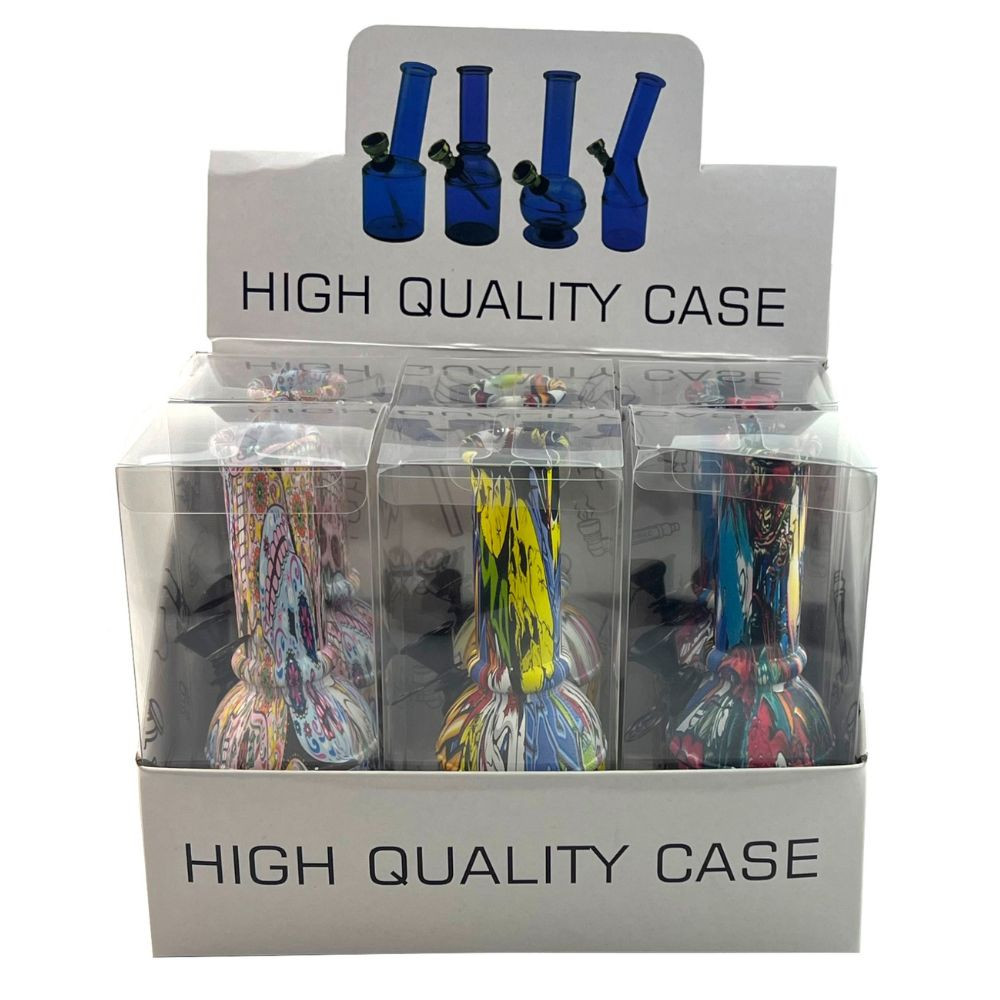 6" Urban Art Printed Plastic Water Pipe - 6 ct. | UNS Wholesale