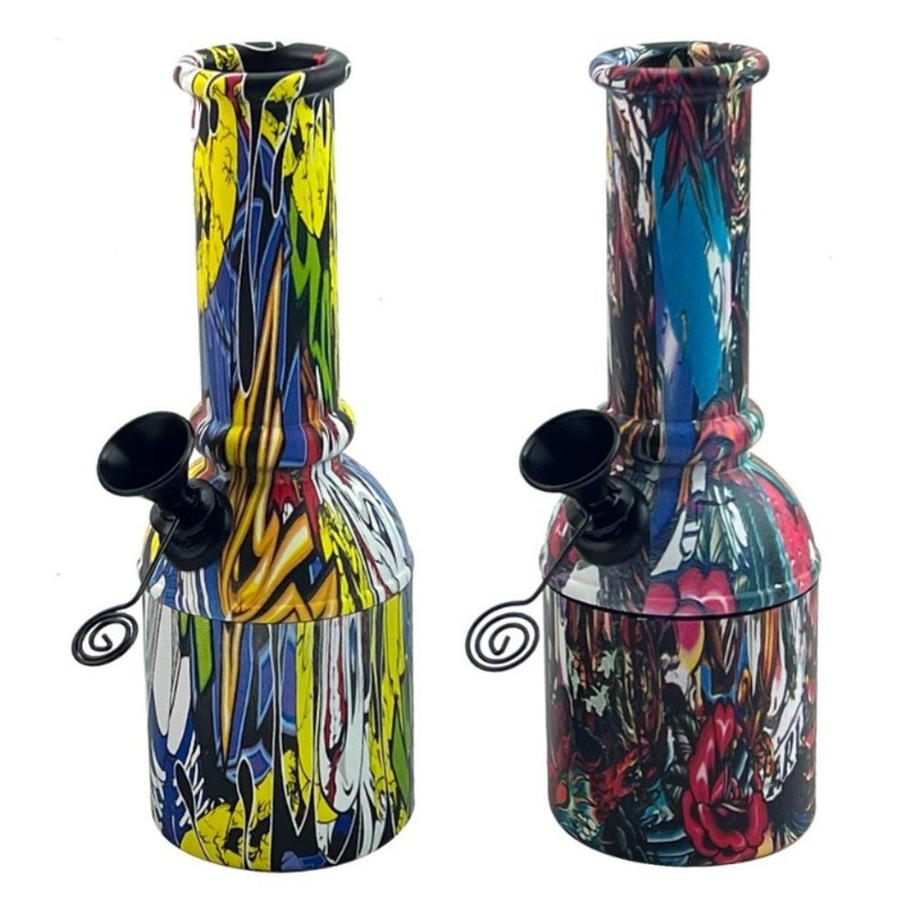 6" Urban Art Printed Plastic Water Pipe - 6 ct. | UNS Wholesale