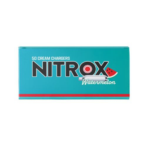 Nitrox Flavored Whip Cream Chargers - Watermelon - 50 count | UNS Wholesale