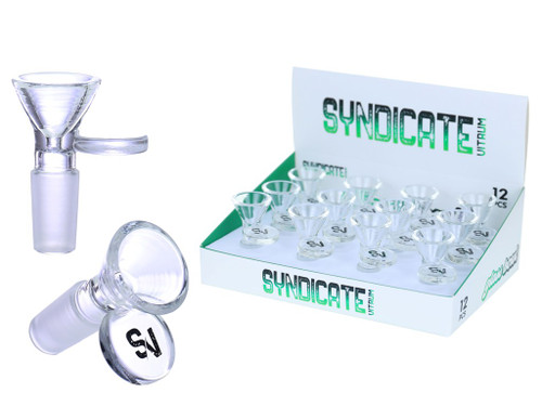 Syndicate Vitrum Clear Funnel Bowl with Handle | UNS Wholesale