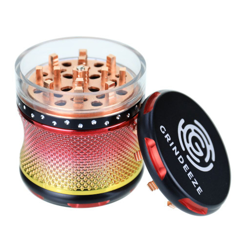 Grind Eeze 63mm Flared Base with See Through Top Grinder