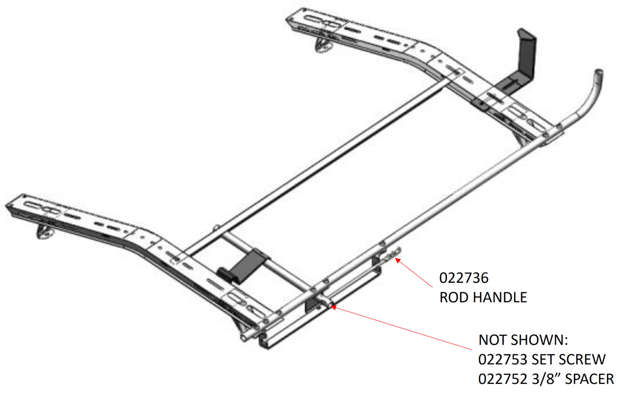 Masterack HANDLE WITH GRIP (Black) 022736