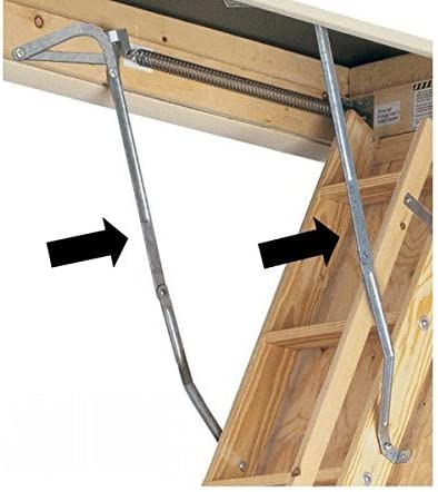 Werner 55-1 Attic Ladder Hinge Arm Spreader Installation Instructions ...