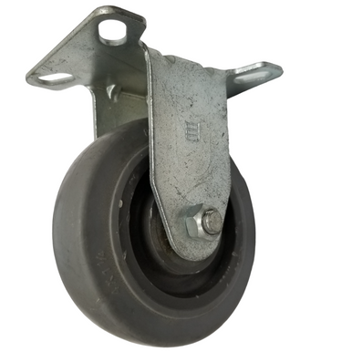 4" x 1-1/4" Thermoplastic Rubber Rigid Caster Wheel | Ladder Products LLC