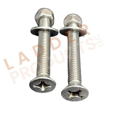 Prime Design 5/16-18 x 2.5" Flat Head Phillips Stainless Steel Bolt (Pair)