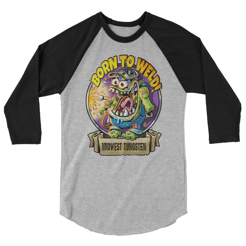 Big Slag 3/4 sleeve raglan shirt - Midwest Tungsten Service