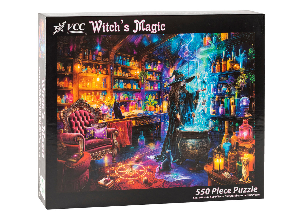 Witch's Magic Jigsaw Puzzle | 550 PC - Vermont Christmas Company