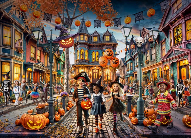 Halloween Fun Jigsaw Puzzle | 1000 PC - Vermont Christmas Company