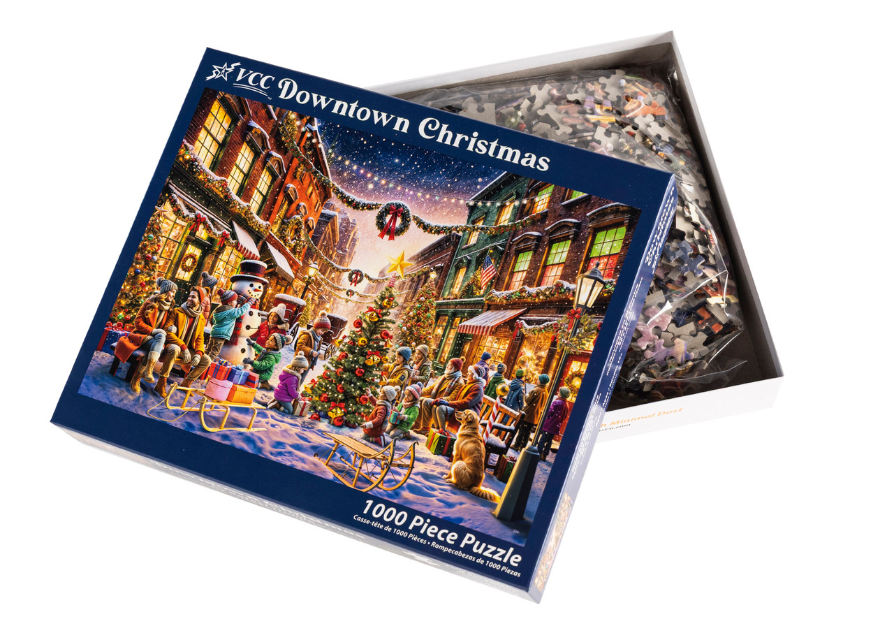 Downtown Christmas Jigsaw Puzzle | 1000 PC - Vermont Christmas Company