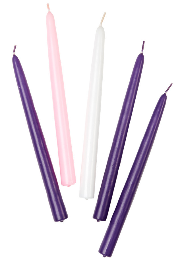 Set of 5 Advent Candles