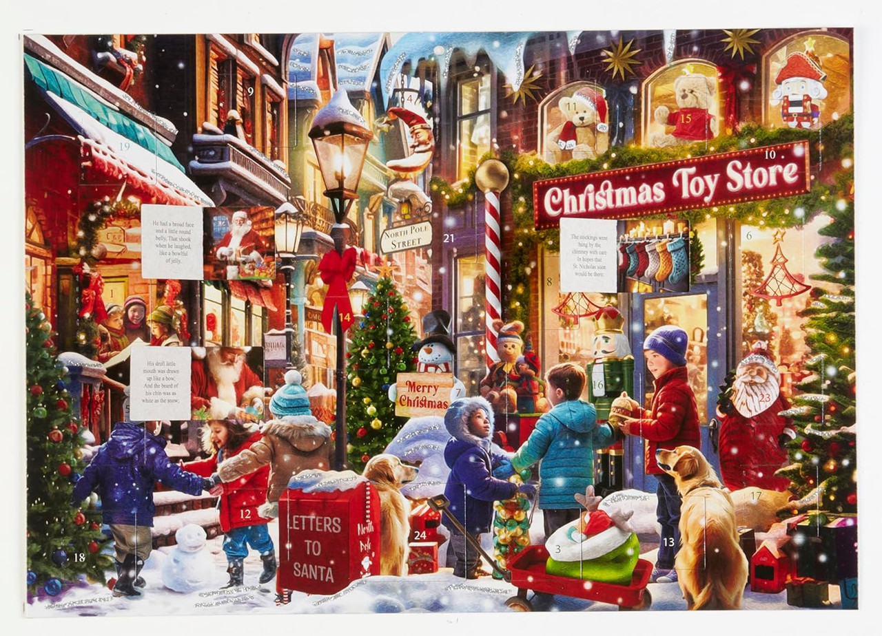 Christmas Toy Store Advent Calendar