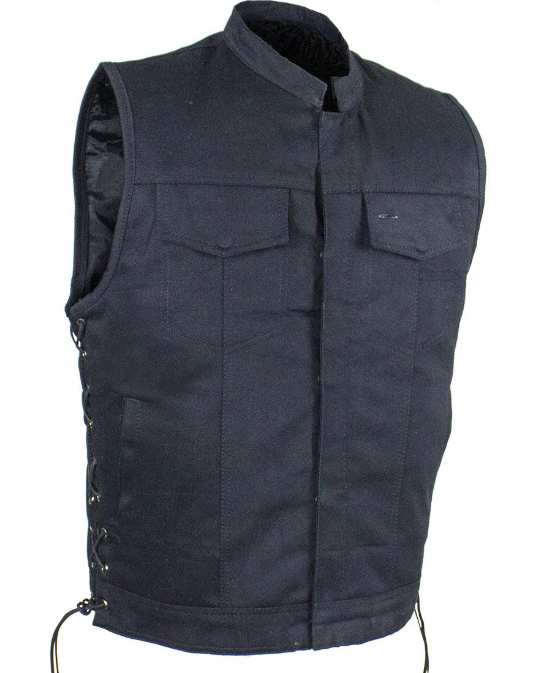 Denim Motorcycle Club Vest - Men's - Up To Size 60 - Big and Tall - CL ...