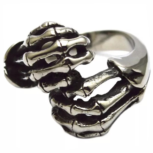 Skull Fingers Biker Ring - Stainless Steel - Biker Jewelry - Biker Ring ...